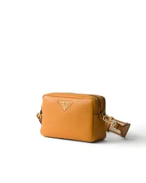 Prada Leather Shoulder Bag - Orange