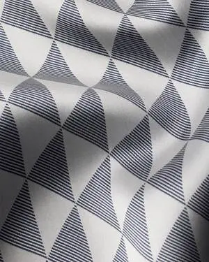 Prada Jacquard Silk Scarf 90 - Blue