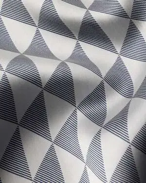 Prada Jacquard Silk Scarf 90 - Blue