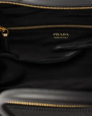Prada Large Leather Top-handle Bag