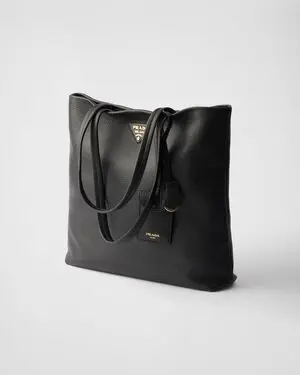 Prada Large Leather Tote Bag