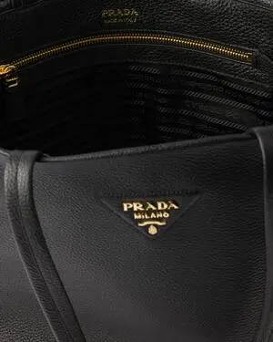 Prada Large Leather Tote Bag