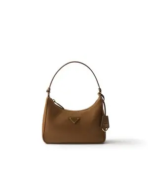 Prada Re-edition 2005 Re-nylon And Saffiano Mini Bag - Brown