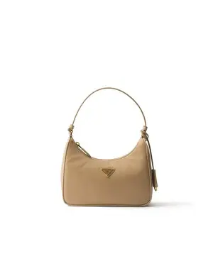 Prada Re-edition 2005 Re-nylon And Saffiano Mini Bag - Brown