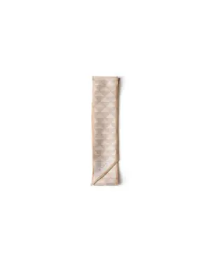 Prada Jacquard Silk Tie - Brown