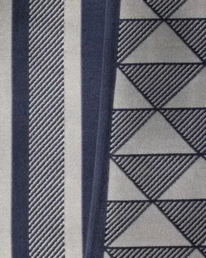 Prada Jacquard Silk Neck Tie - Blue