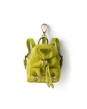 Prada Re-nylon Keychain Charm - Green