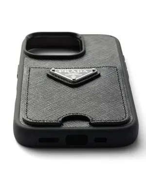 Prada Saffiano Leather Case For Iphone 16 Pro
