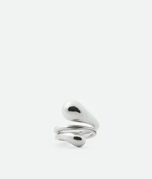 Bottega Veneta Drop Ring - Silver