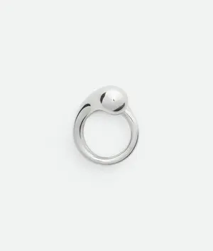 Bottega Veneta Drop Ring - Silver