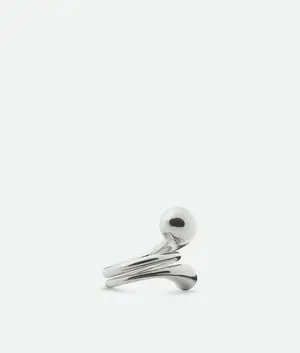 Bottega Veneta Drop Ring - Silver