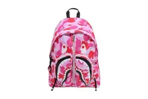 A BATHING APE Abc Camo Shark Daypack - Pink
