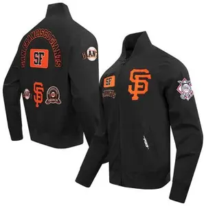 PRO STANDARD San Francisco Giants Area Code Twill Full-zip Jacket