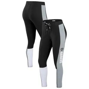 WEAR BY ERIN ANDREWS Gray Las Vegas Raiders Color-block Leggings - Black