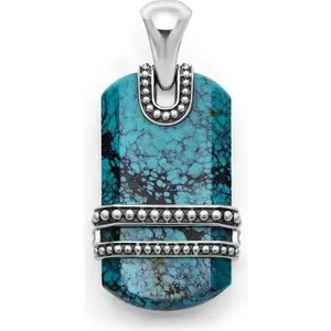 Lagos Anthem Tag Amulet - Turquoise