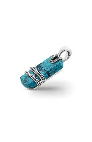 Lagos Anthem Tag Amulet - Turquoise
