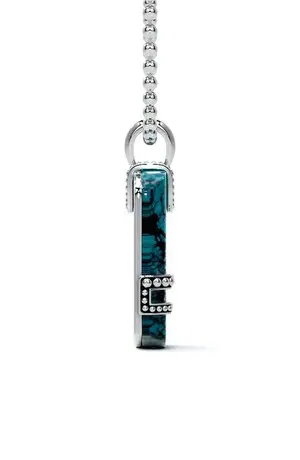 Lagos Anthem Tag Amulet - Turquoise