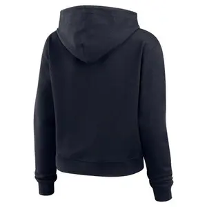 WEAR BY ERIN ANDREWS Houston Texans Waffle Hoodie Pullover Top - Navy