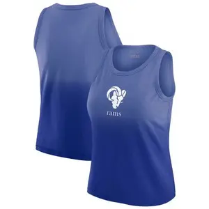 WEAR BY ERIN ANDREWS X Gracie Hunt Los Angeles Rams Ombre Tank Top - Royal