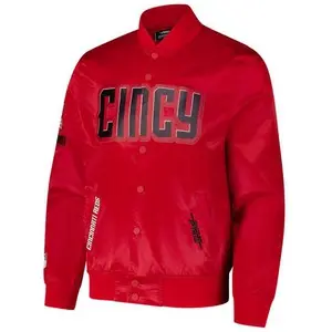 PRO STANDARD Cincinnati S City Connect Satin Full-snap Jacket