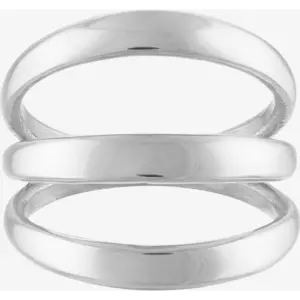 Ben Oni Stacked Lines Ring - Silver