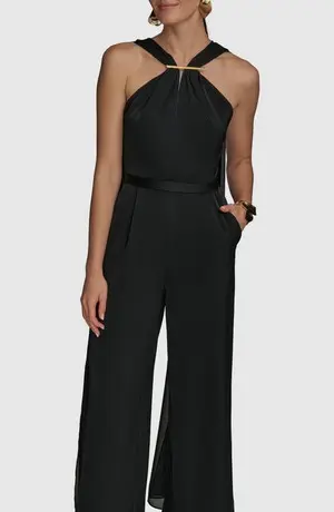 Donna Karan New York Halter Neck Jumpsuit