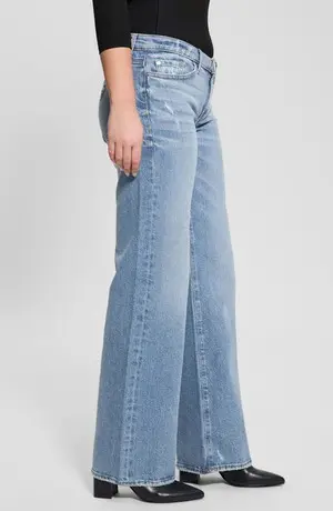 Guess Low Rise Slouchy Straight Leg Jeans