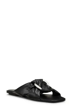 STUART WEITZMAN Cece Leather Slide Sandal