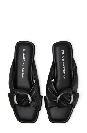 STUART WEITZMAN Cece Leather Slide Sandal