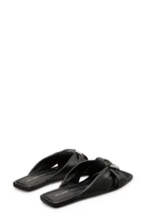 STUART WEITZMAN Cece Leather Slide Sandal