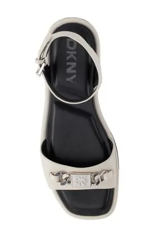 Dkny Bacliff Ankle Strap Sandal - Soft White