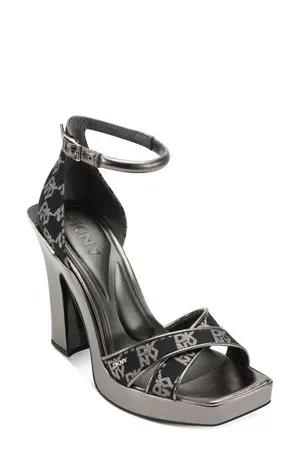 Dkny Linda Ankle Strap Sandal - Black