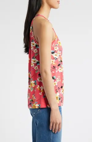 Loveappella Floral Knit Tank