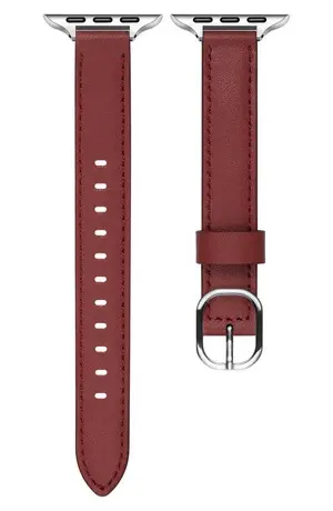 POSH TECH Carmen Leather Apple Watch® Watchband - Rust