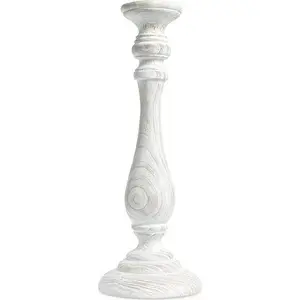 NEXT Extra Large Pillar Candle Holder - White