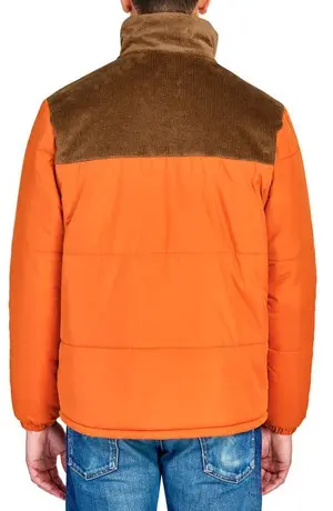 CON.STRUCT Solid Puffer Jacket - Orange