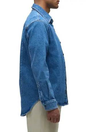 Hudson Jeans Long Sleeve Denim Button-up Shirt