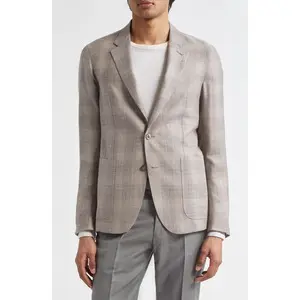 Zegna Fairway Crossover Plaid Wool - Medium Brown