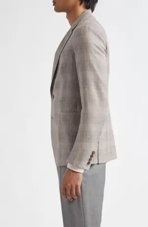 Zegna Fairway Crossover Plaid Wool - Medium Brown