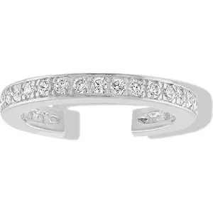 Ben Oni Pave Ear Cuff - Silver
