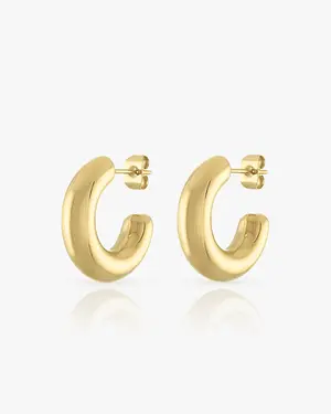 Ben Oni BEN ONI Bold Huggie Hoop Earrings Gold