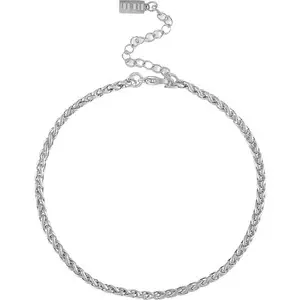 Ben Oni Wheat Chain Anklet - Silver