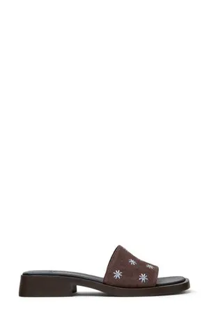 Camper Dana Leather Slide Sandal