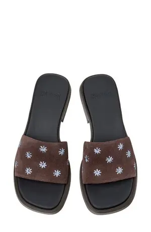 Camper Dana Leather Slide Sandal