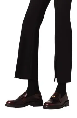 Maje Slit Trousers - Black