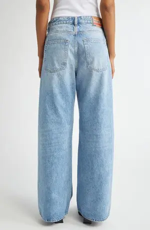 DIESEL® 1996 D-sire Low-rise Wide-leg Jeans - Denim
