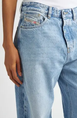 DIESEL® 1996 D-sire Low-rise Wide-leg Jeans - Denim