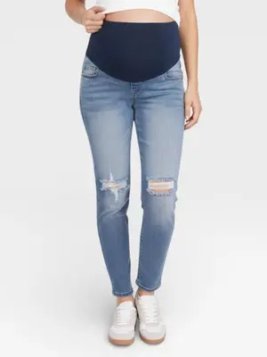 Motherhood Maternity Ankle Length Bottoms For Women