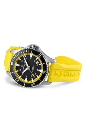 Hamilton Khaki Scuba Automatic Watch With Rubber Strap