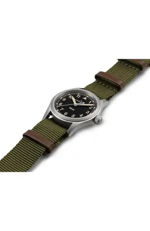Hamilton Khaki Field Strap Watch - Black